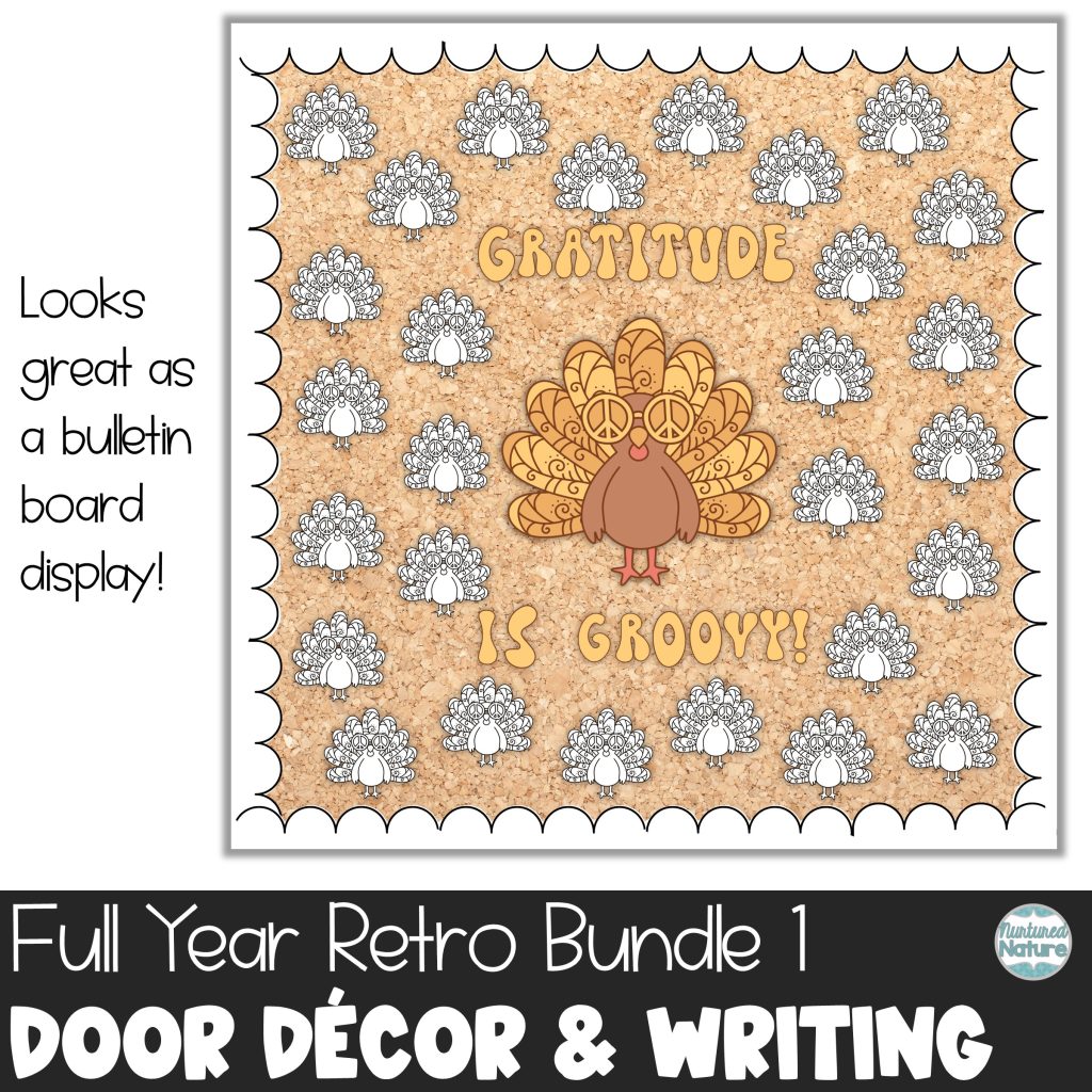 Retro Door Decor for the Whole Year – Editable Bulletin Boards for Each ...