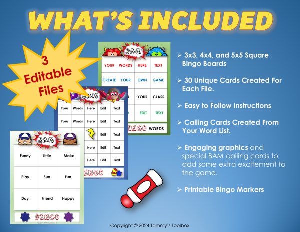 Create Your Own Bingo Game with Editable Digital Autofill Bingo Boards ...