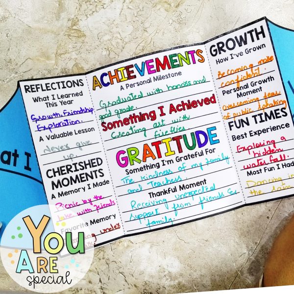 End of the Year Activities Graduation Hat Writing Craft Memory Book ...