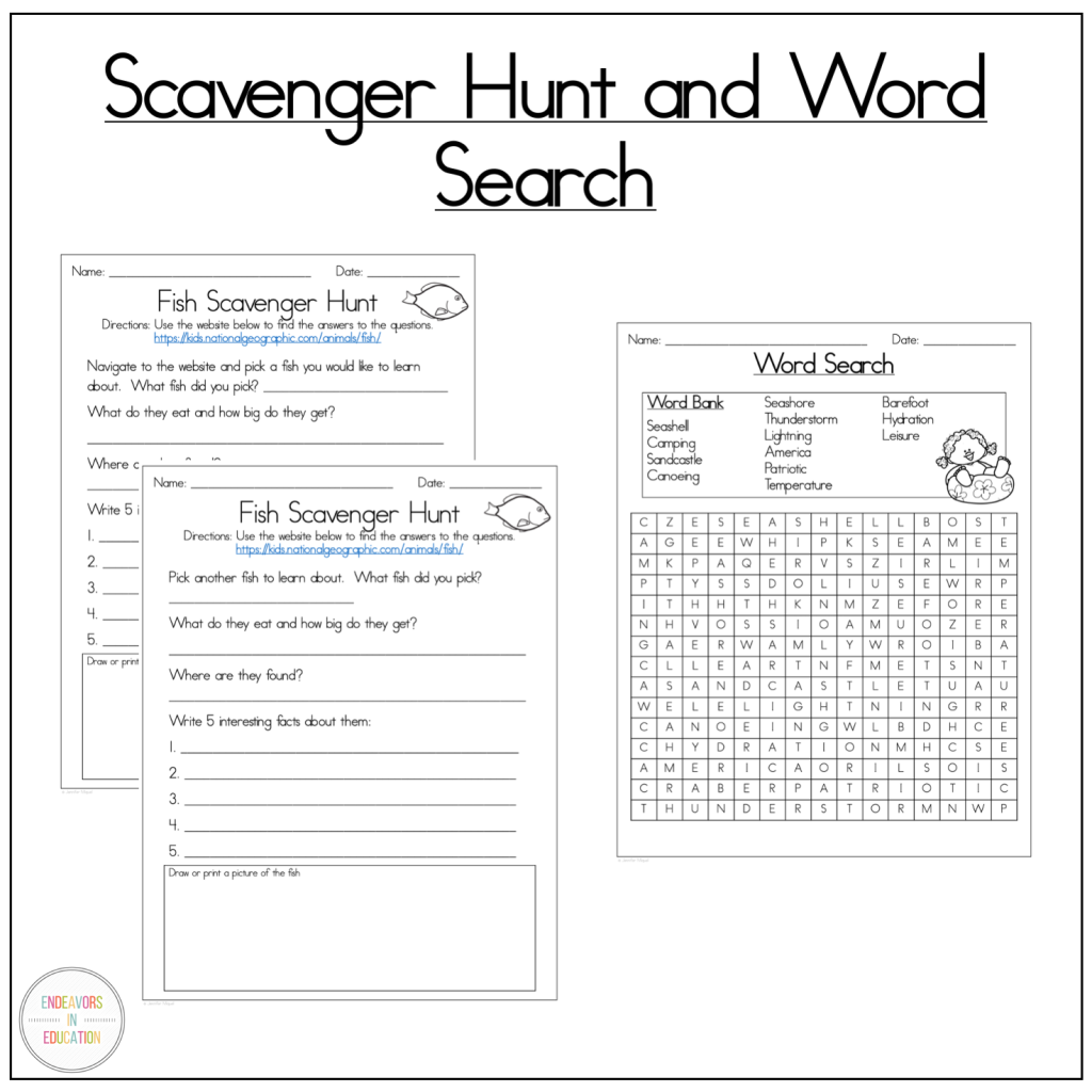 Fast Finisher Activities June Edition - Made By Teachers