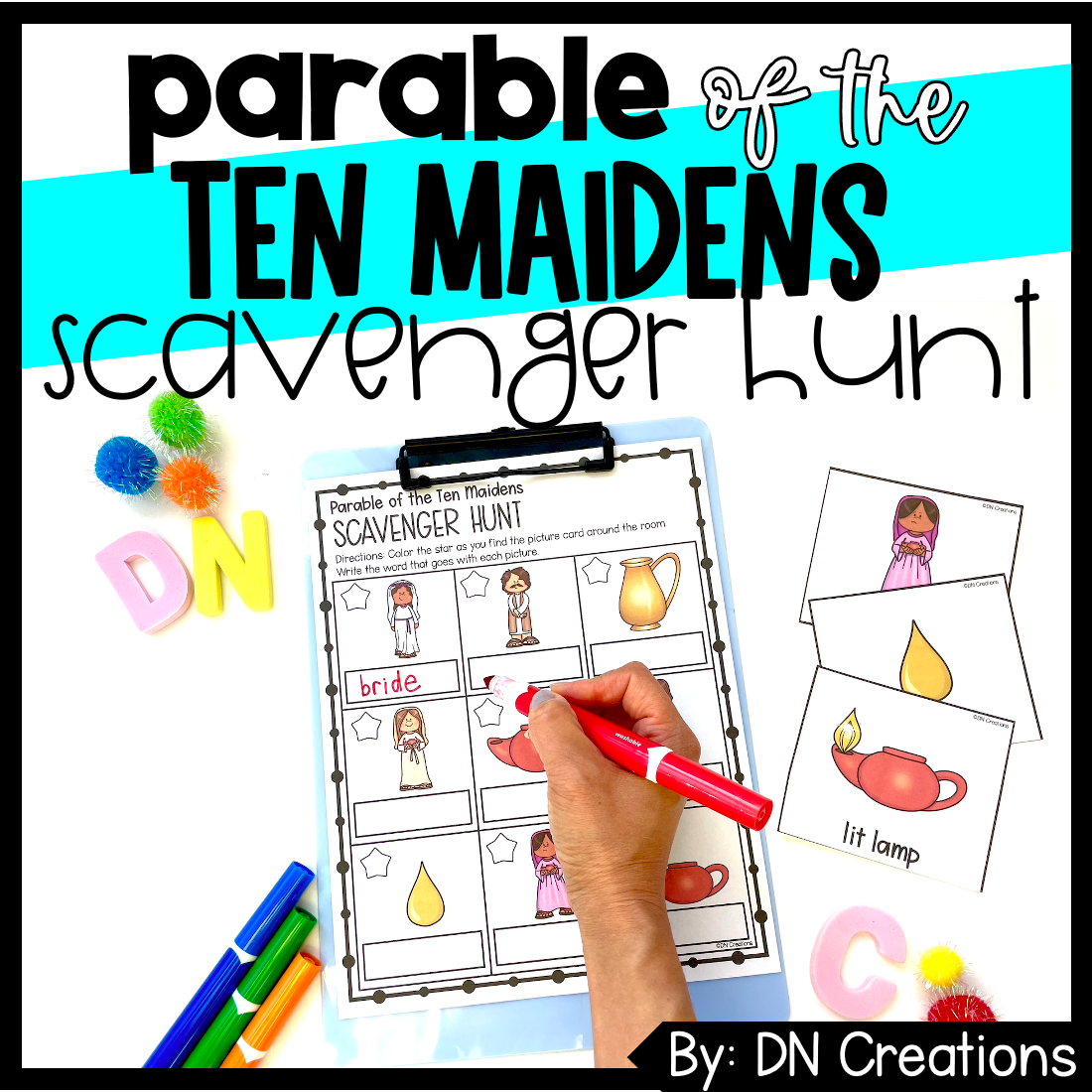 Parables Bible Scavenger Hunt Bundle l Parables Activity l Sunday ...