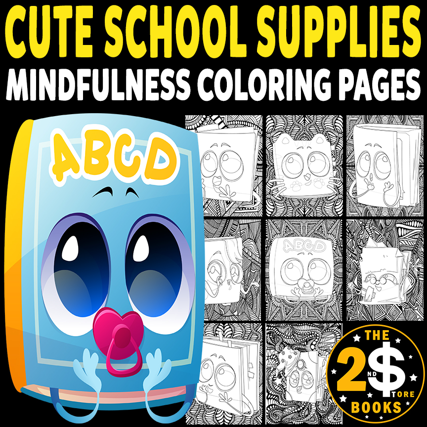 Cute Fruits Mindfulness Coloring Book - 11 Pages | Made By Teachers