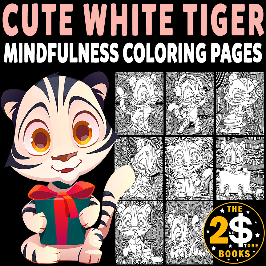 Cute Ice-Cream Mindfulness Coloring Book - 18 Pages | Made By Teachers