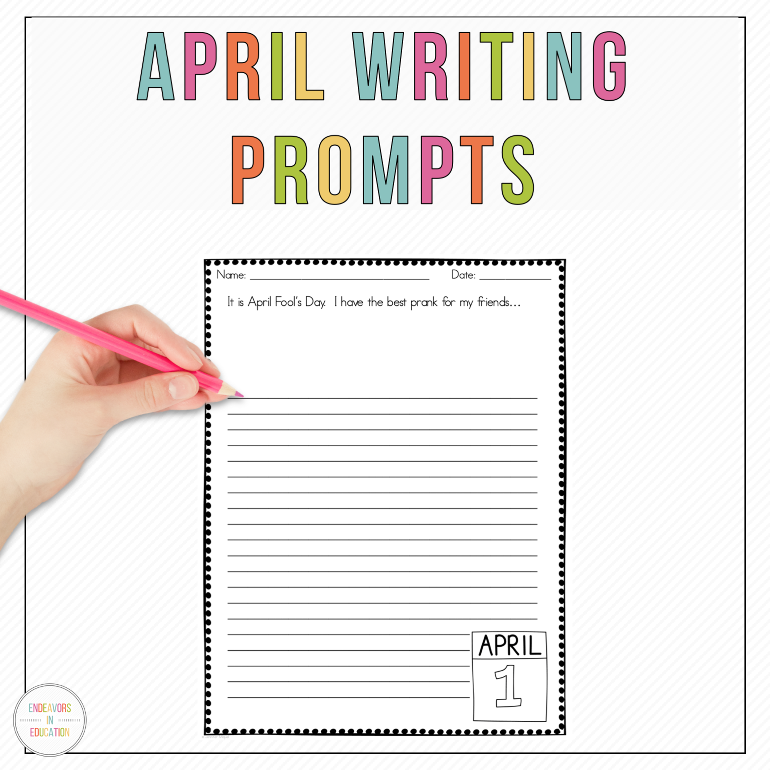 May Story Starters Finish the Story Writing Prompts | Made By Teachers