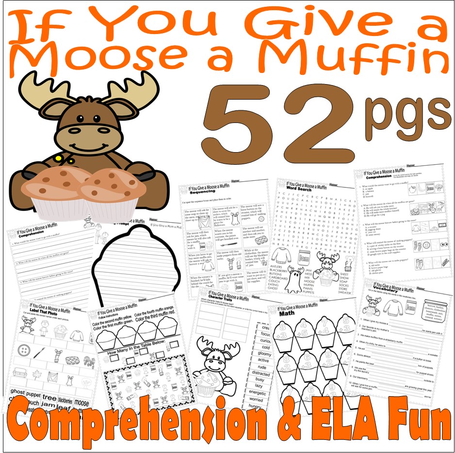 Laura Numeroff Read Aloud Book Companion BUNDLE 5 If You Give Take ...
