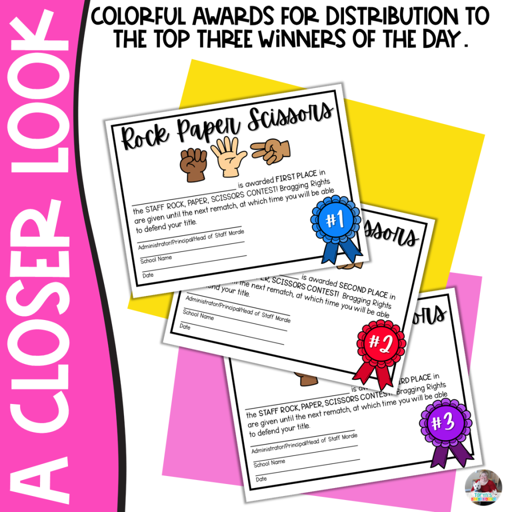 Staff Morale Spring to Summer Activity | Rock Paper Scissors Staff ...