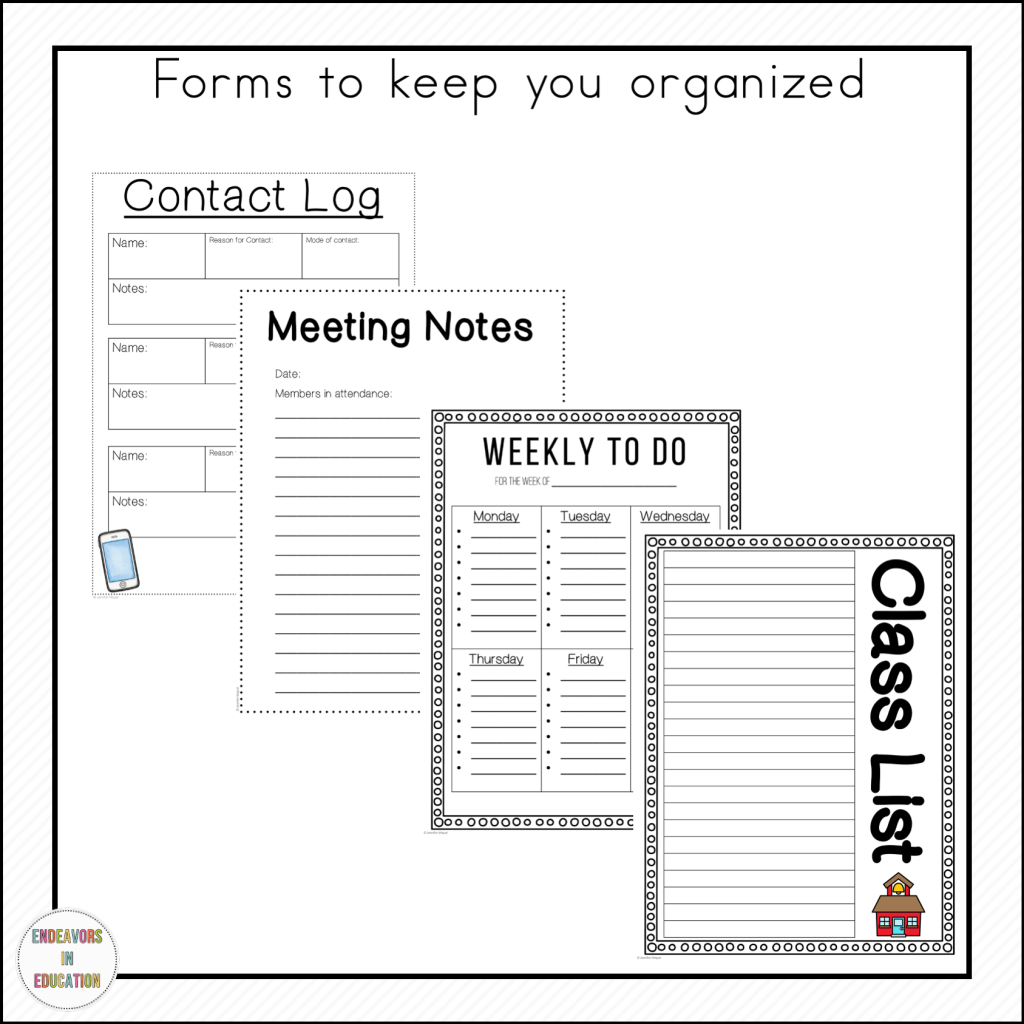 Back To School Forms and Activities | Made By Teachers