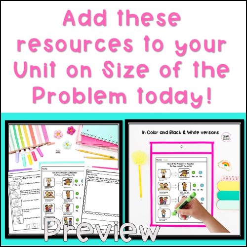 Big vs Small Problems Activities Bundle Preschool & Kindergarten | Made ...
