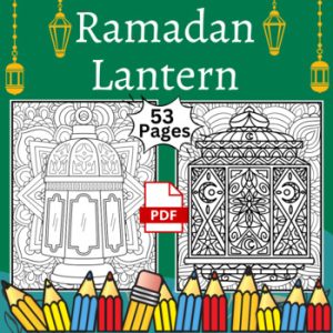 Ramadan Lantern Coloring Pages for Mindfulness and Joy | Made By Teachers