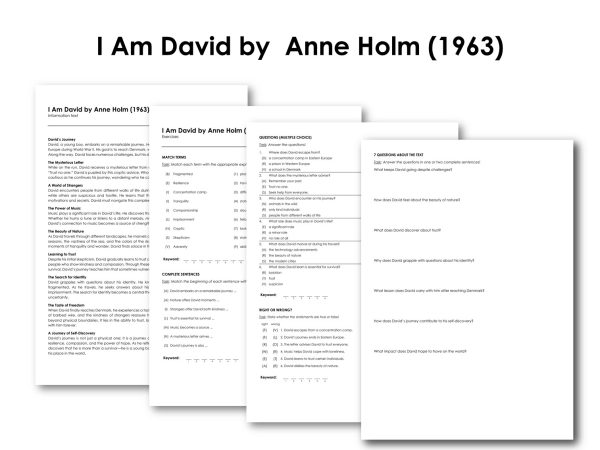 I Am David by Anne Holm (1963) | Made By Teachers