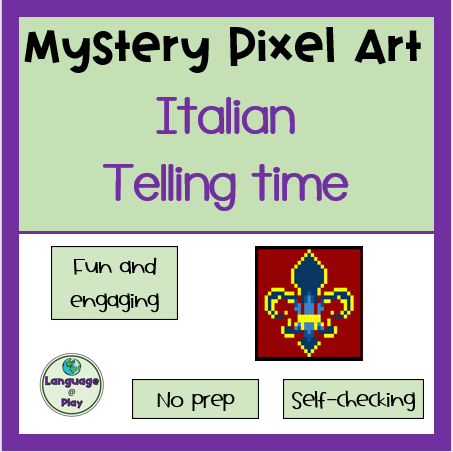 Italian Direct Object Pronouns Mystery Art Digital Activity on Google ...