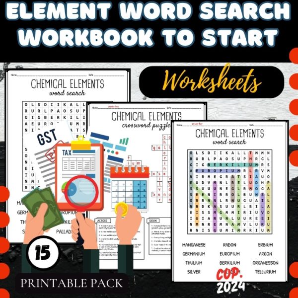 Element Word Search Worksheet | Made By Teachers