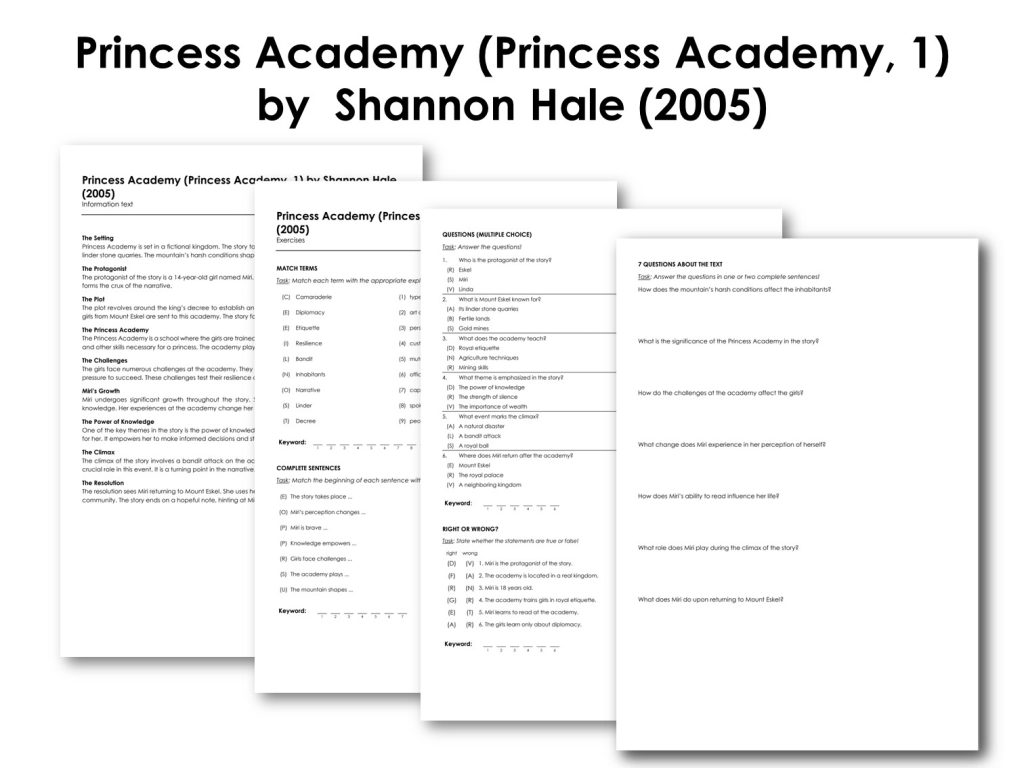 Princess Academy (Princess Academy, 1) by Shannon Hale (2005) | Made By ...