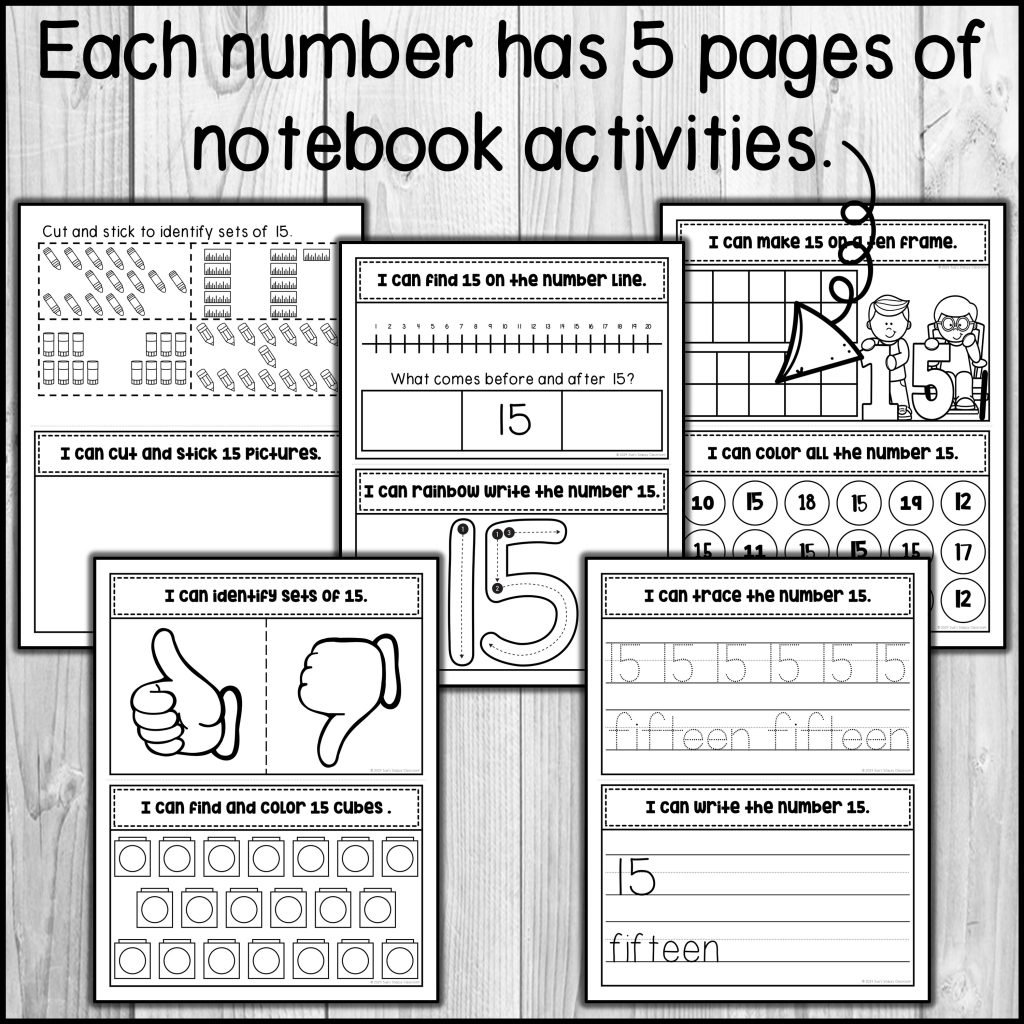 Numbers 11-20 Interactive Notebook - Number Recognition and Formation ...