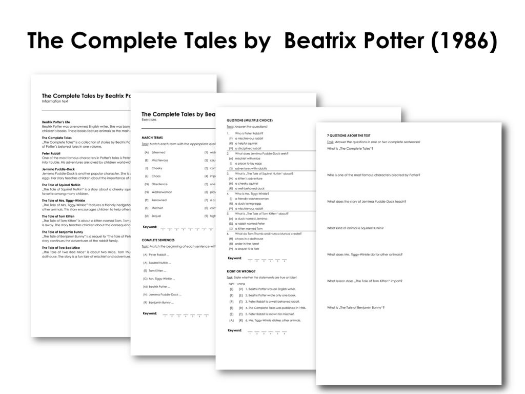 The Complete Tales by Beatrix Potter (1986) | Made By Teachers
