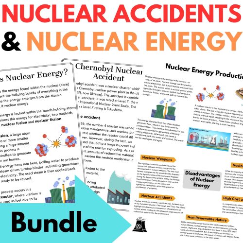 Nuclear Accidents & Nuclear Energy - Reading Comprehension, Station ...