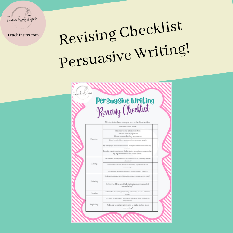 Language Features Persuasive Writing ANCHOR CHART | Opinion Writing ...