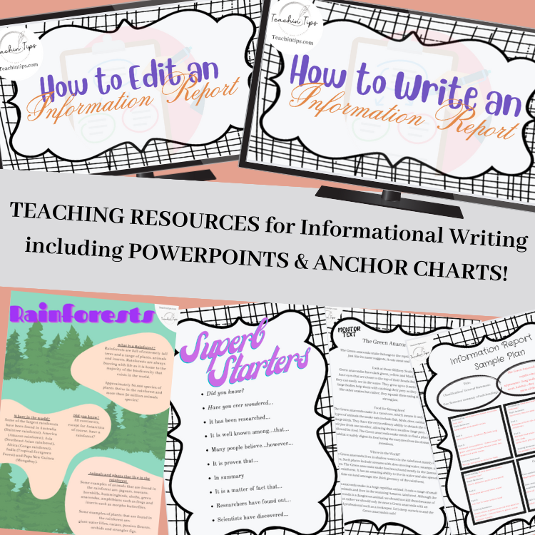 Informational Writing UNIT BUNDLE | Factual Texts Whole CURRICULUM ...