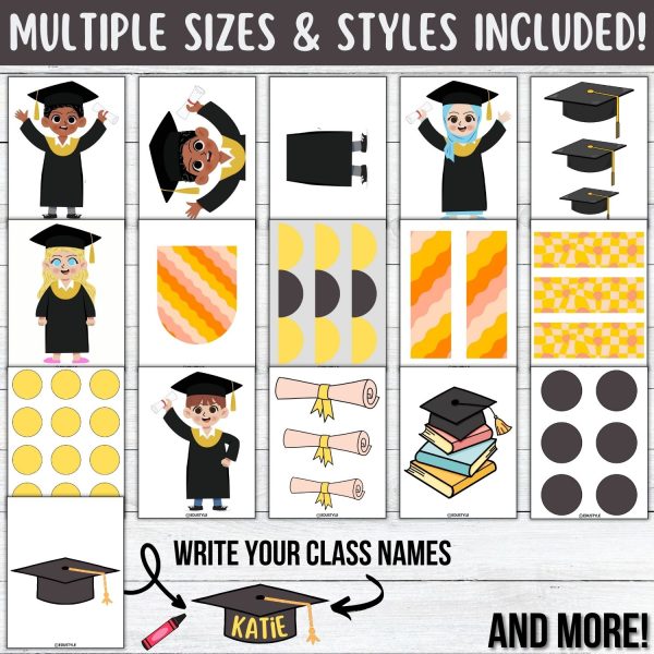 Class Of 2024!: Graduation And May Bulletin Boards And Door Decor Kit ...