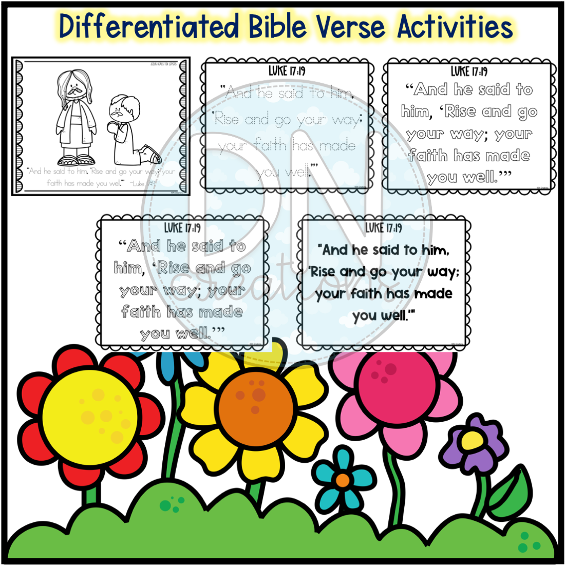 Jesus Heals the 10 Lepers Activity Bundle for Luke 17 Bible Lesson ...