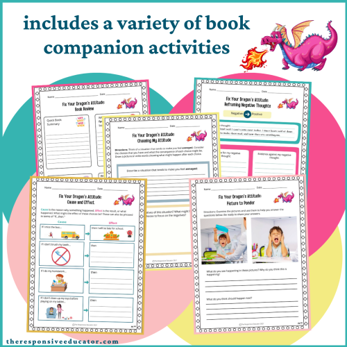 My Dragon Series Interactive Read Aloud Lesson Plan ELA SEL Activities ...