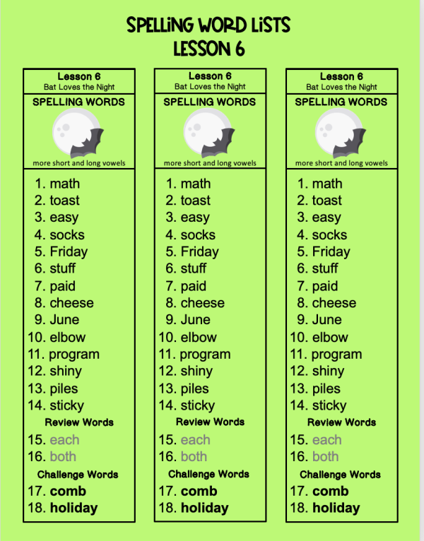 Weekly Spelling Word Lists for 3rd Grade Journeys Lessons 1-30 (Entire ...