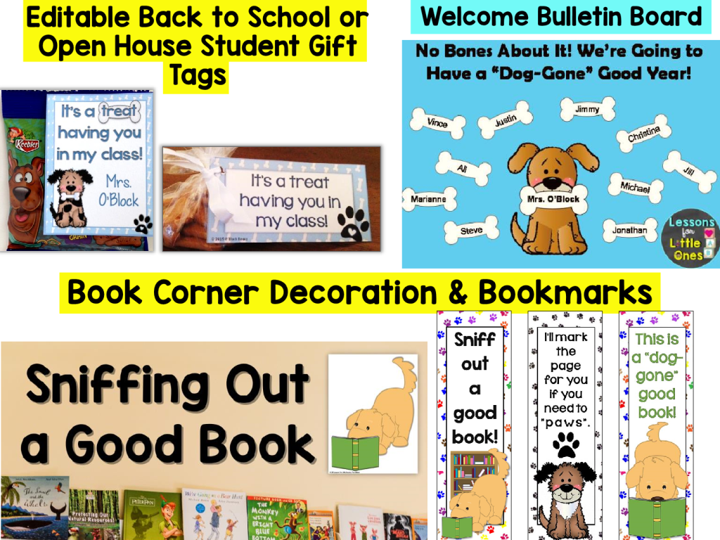 Dog Classroom Decor Dog Theme Classroom Decorations Back to School ...