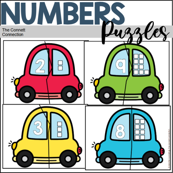 Transportation Alphabet and Number Cards and Puzzles | Made By Teachers