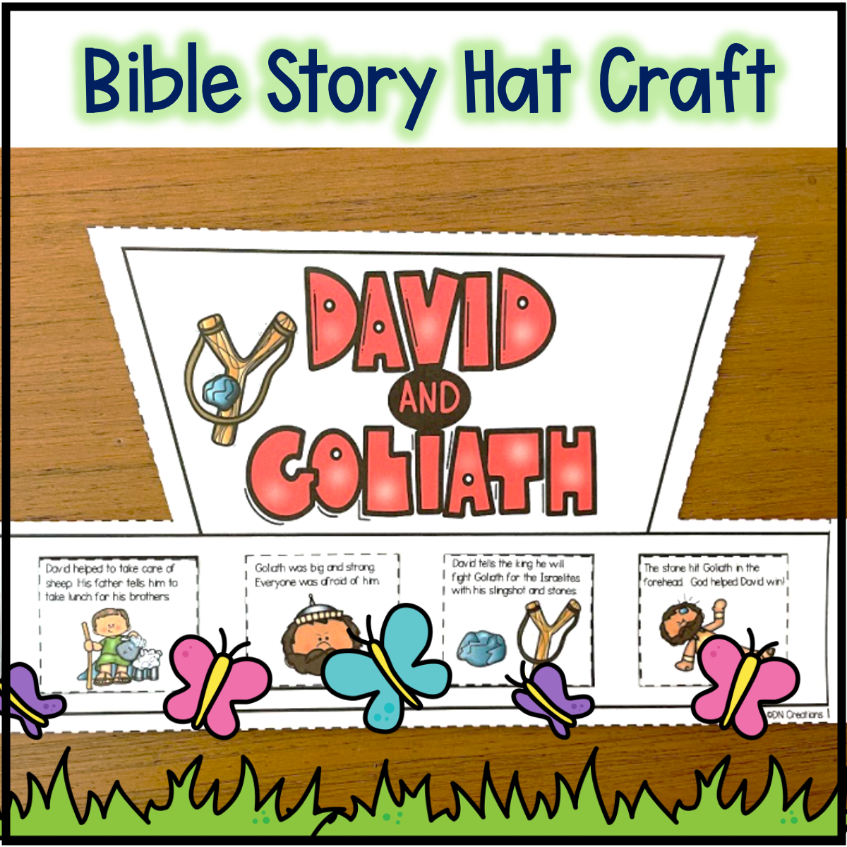 David and Goliath Activity Bundle for Young David Sunday School Bible Lesson | Made By Teachers