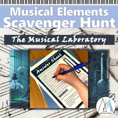 Elements of Music Scavenger Hunt Game for Middle School Music - Made By ...