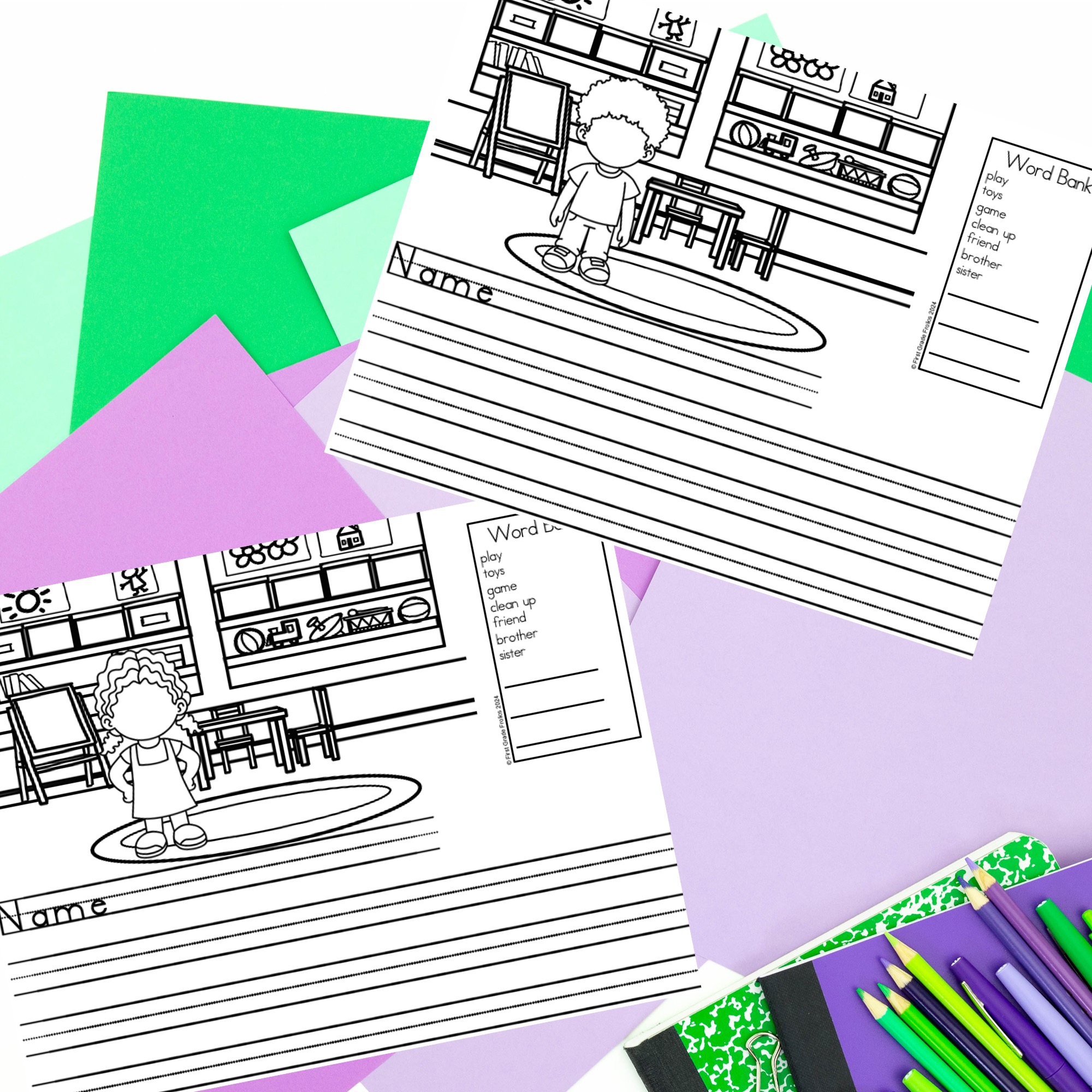 Picture Writing Prompts Around the House Emotions | Made By Teachers