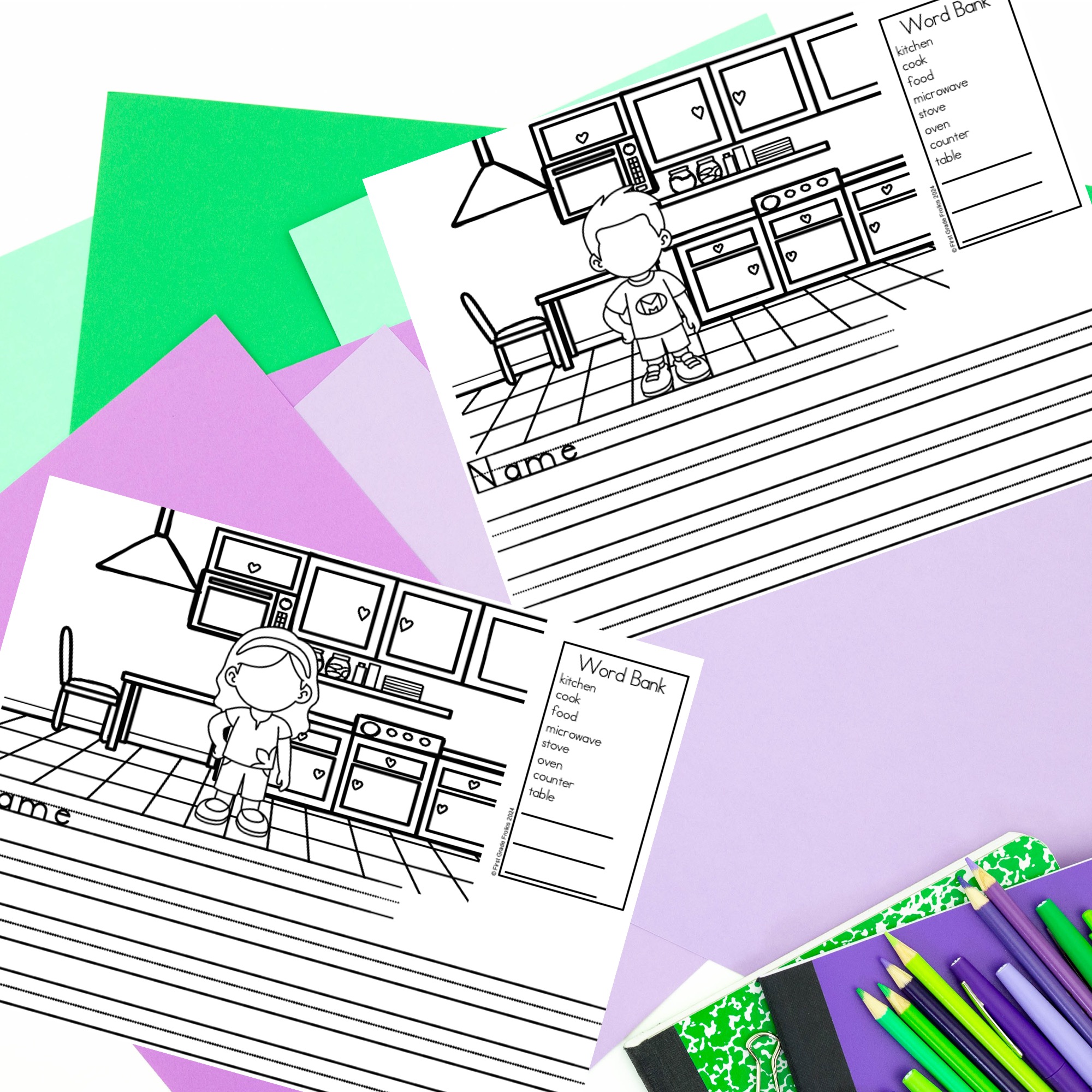 Picture Writing Prompts Around the House Emotions | Made By Teachers