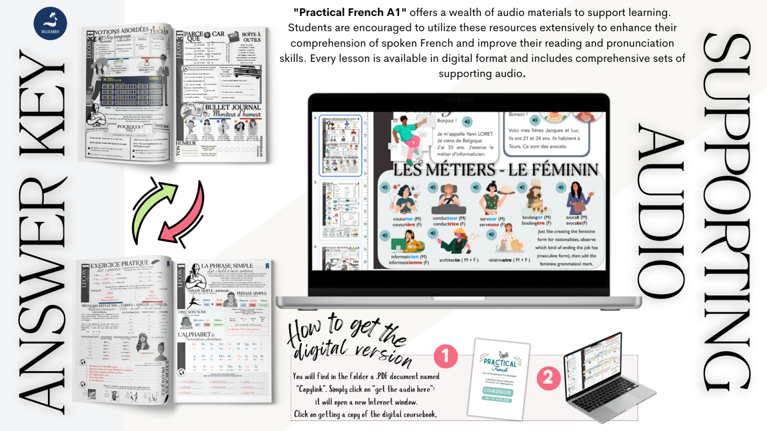 Beginner French Workbook All-in-one BUNDLE Year 1 with digital version ...