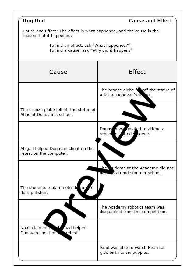 Gordon Korman "Ungifted" worksheets | Made By Teachers