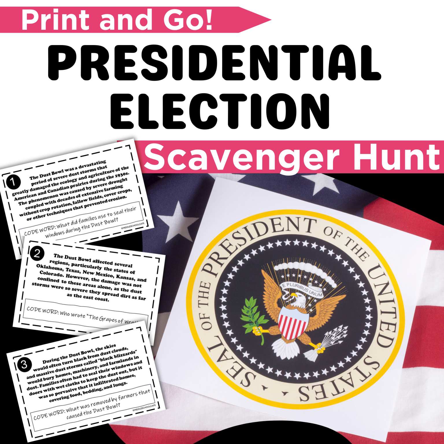 Presidential Election Scavenger Hunt | US Electoral Process | Made By ...