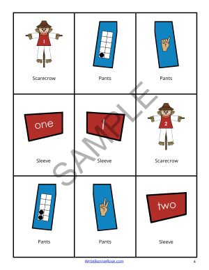 Build a Scarecrow Counting Card Game | Made By Teachers