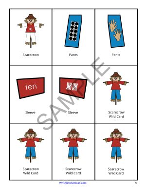 Build a Scarecrow Counting Card Game | Made By Teachers