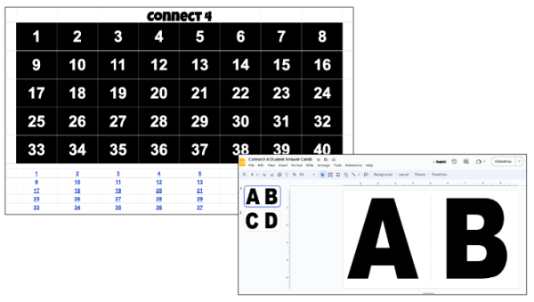 7th Math Connect 4 Review Game (Numbers and Operations) | Made By Teachers