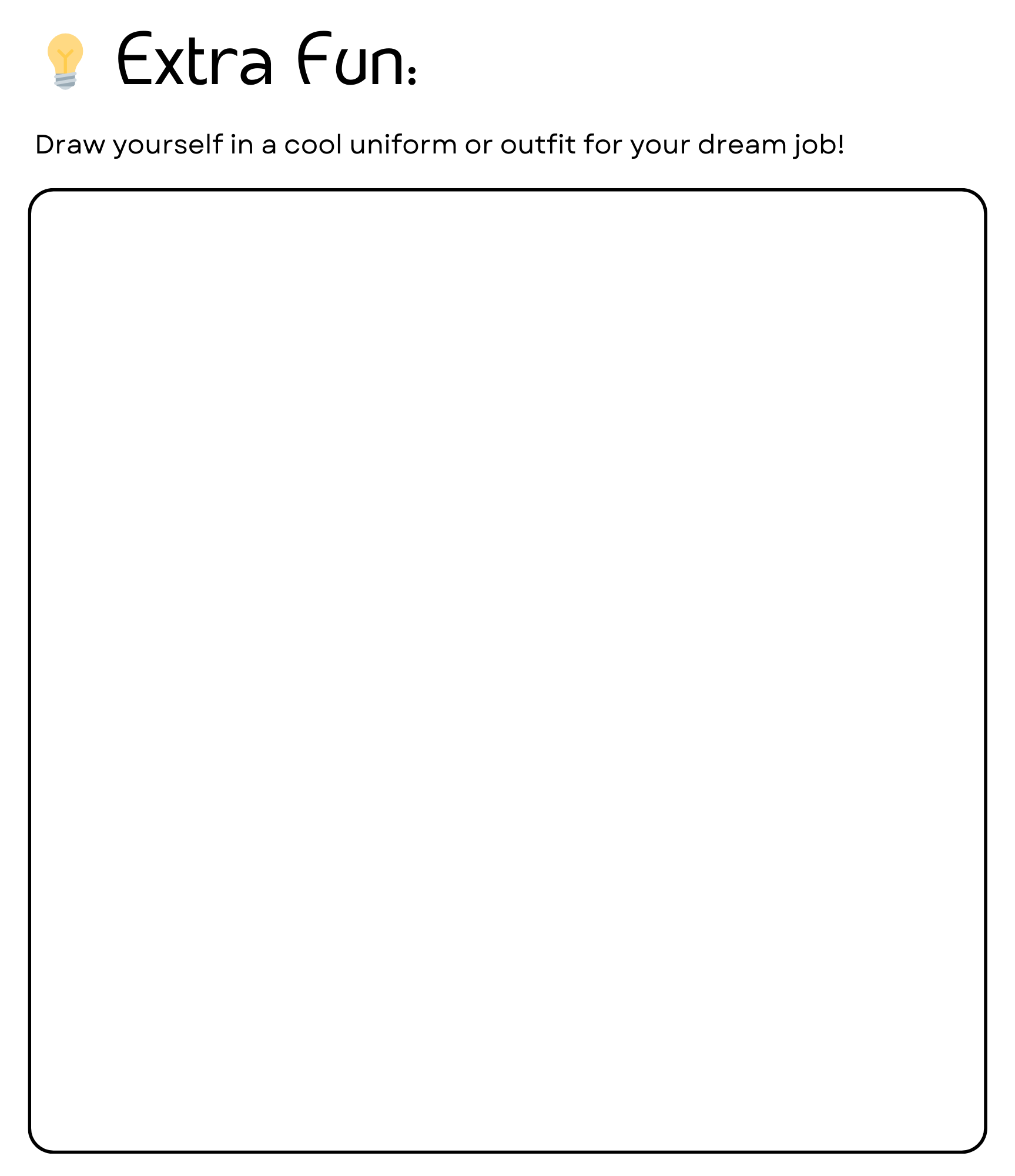 what i want to be when i grow up worksheet - when i grow up template ...