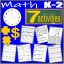Kindergarten First Grade MATH Addition Subtraction Telling Time Word ...