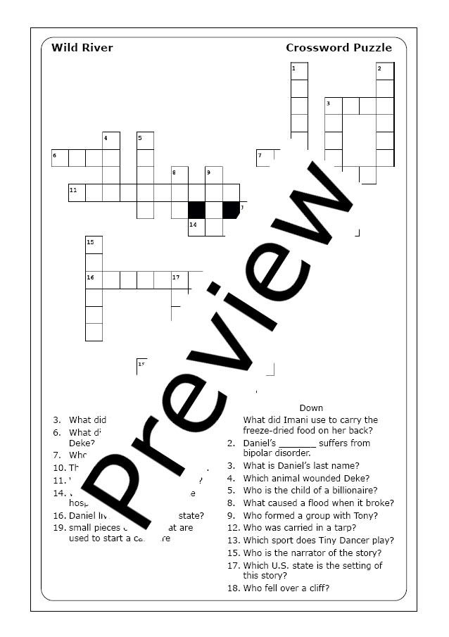 Rodman Philbrick "Wild River" worksheets | Made By Teachers