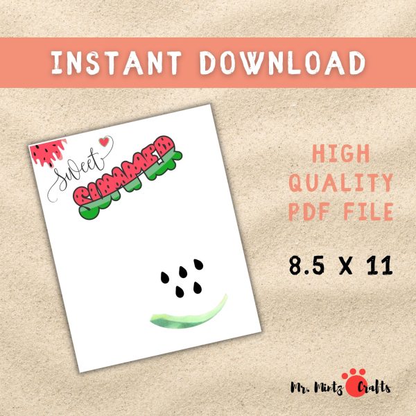 Summer Watermelon Handprint Craft | Made By Teachers