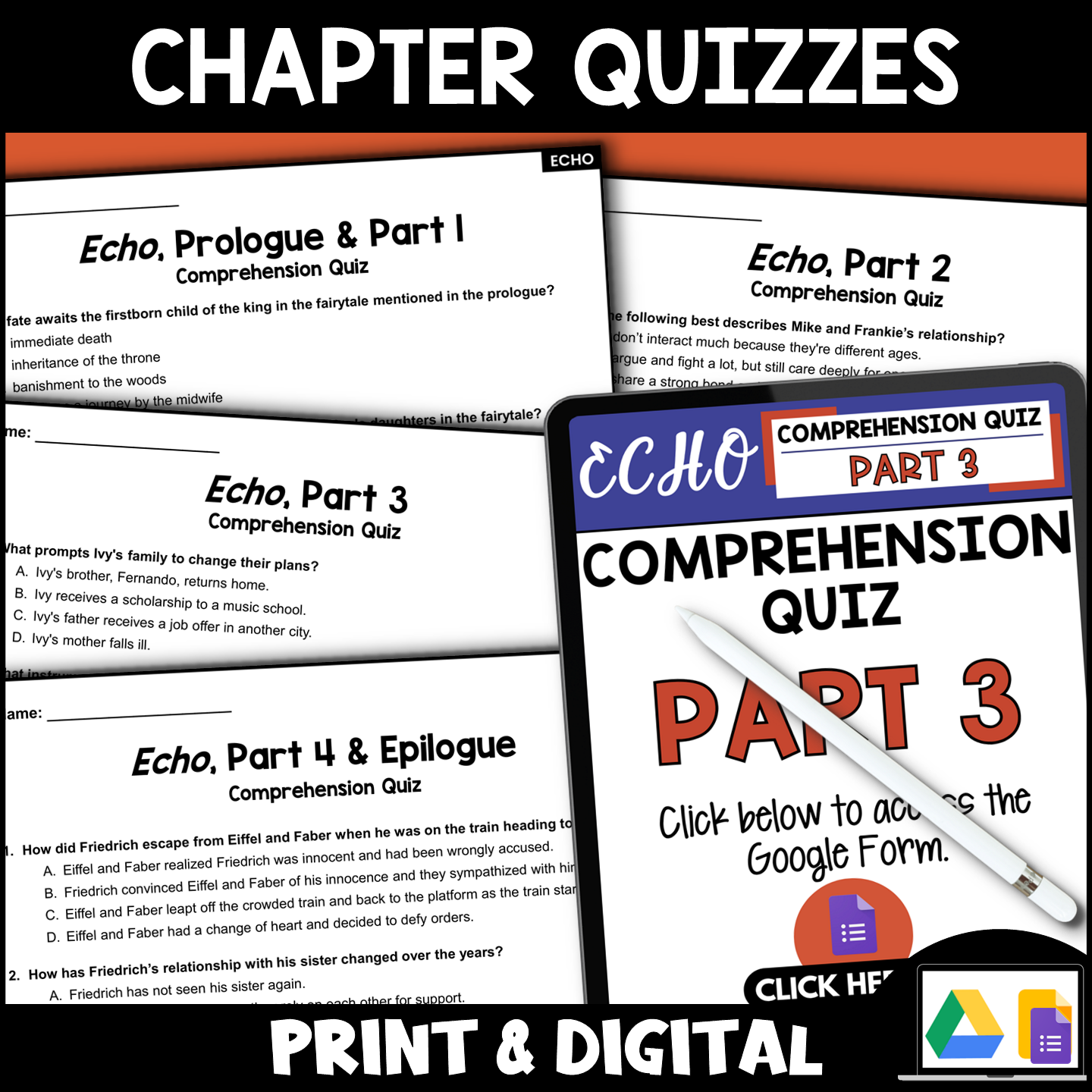 Echo by Pam Muñoz Ryan Novel Study BUNDLE | Made By Teachers