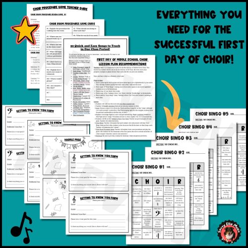 Activities for the first day(s) of Choir- Games / Choir Lesson Plans ...