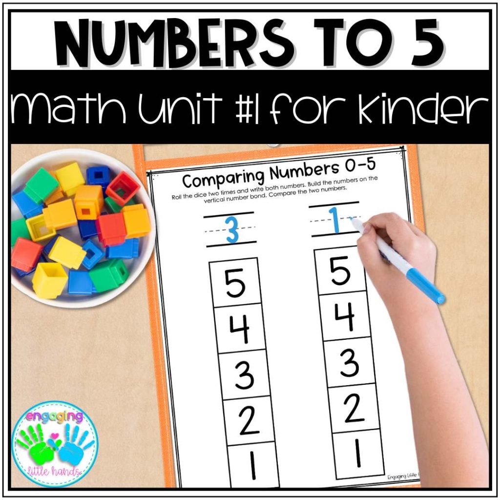 Numbers to 5: Kindergarten Guided Math Unit 1 | Made By Teachers