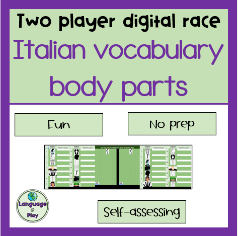 Spanish Telling Time Two Player Digital Race on Google Sheets | Made By ...