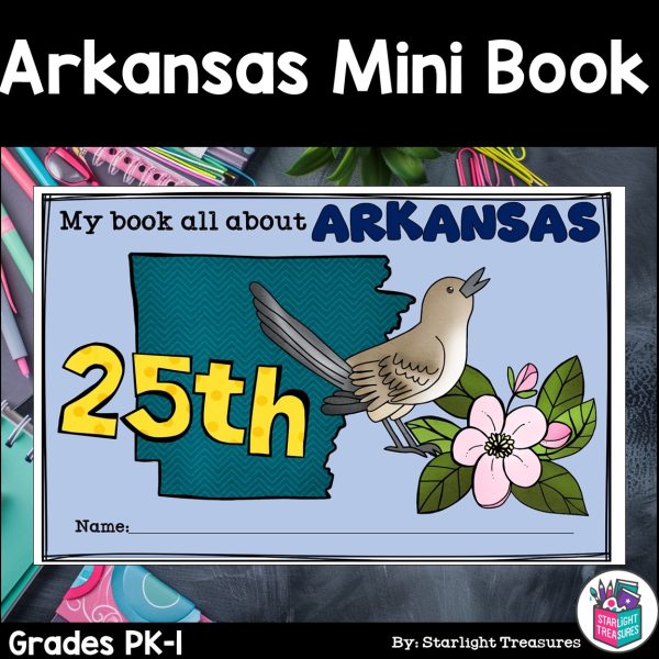 Arkansas Mini Book for Early Readers - A State Study | Made By Teachers