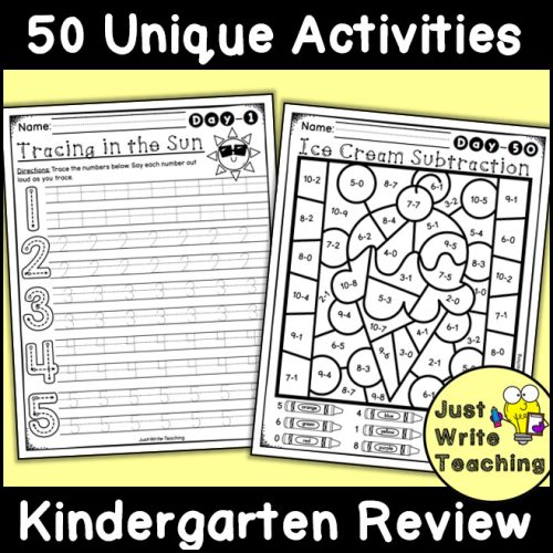 Summer Math and Reading Packet Bundle - Rising First Grade ...