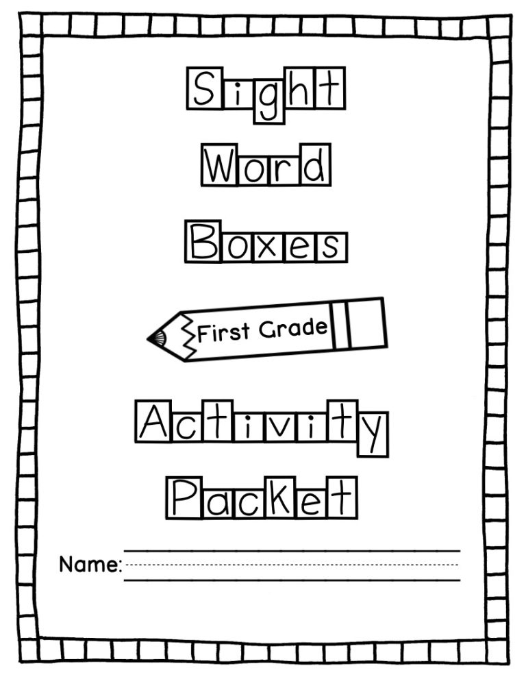 First Grade Sight Word Centers - Word Boxes | Made By Teachers