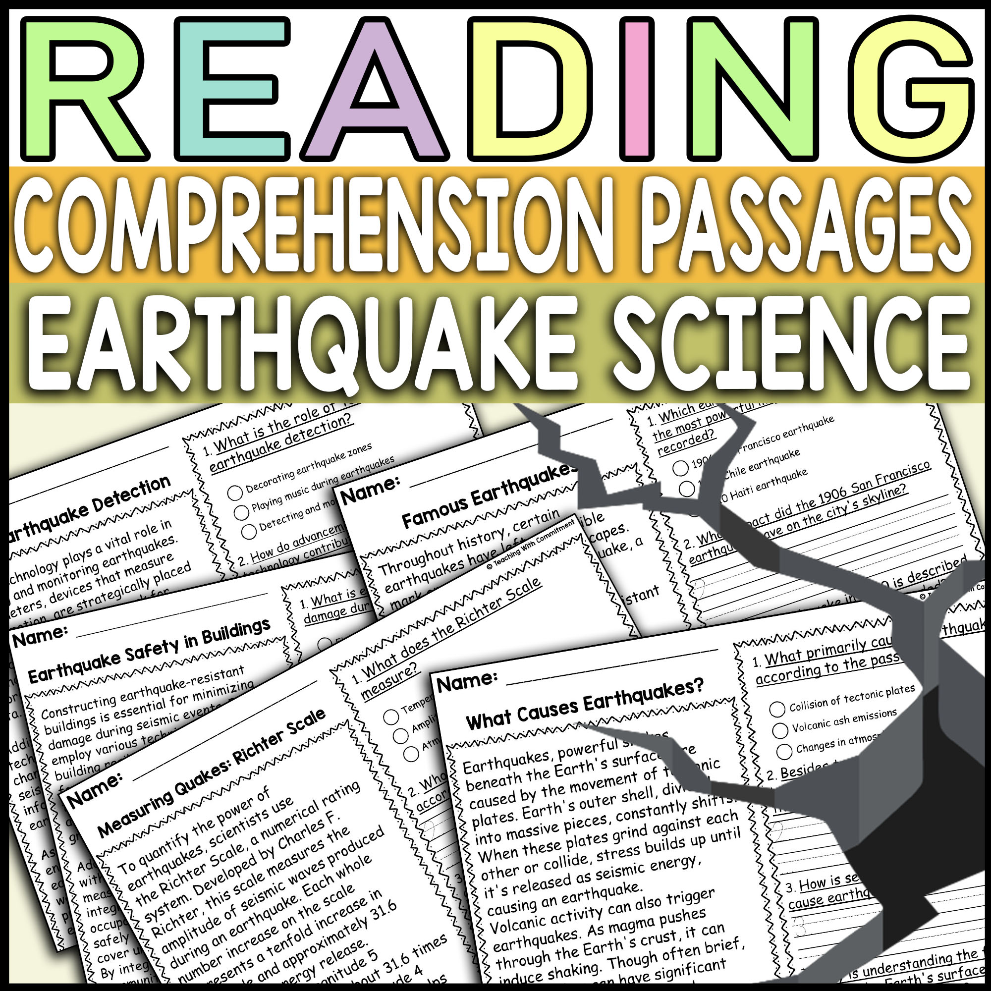 Rock Cycle Reading Comprehension Passages With Questions - Made By Teachers